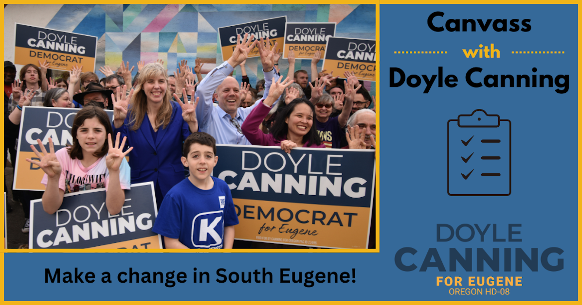 Ongoing Canvass for Doyle Canning · Mobilize